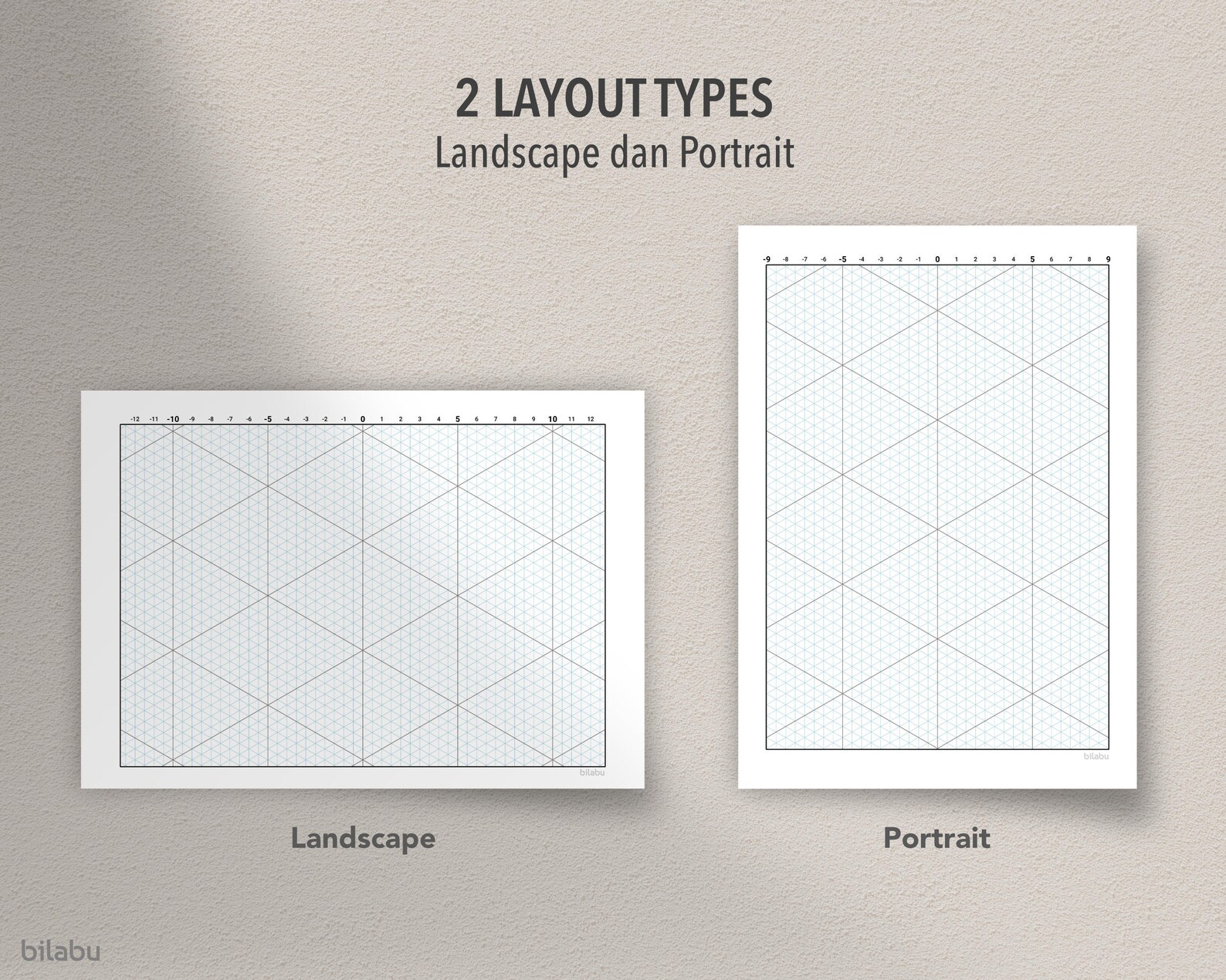 Isometric Graph Paper Printable for Technical Drawing, Drafting ...