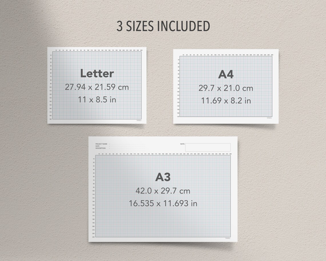 Millimeter Graph Grid Paper Printable, Precision Technical Drawing ...