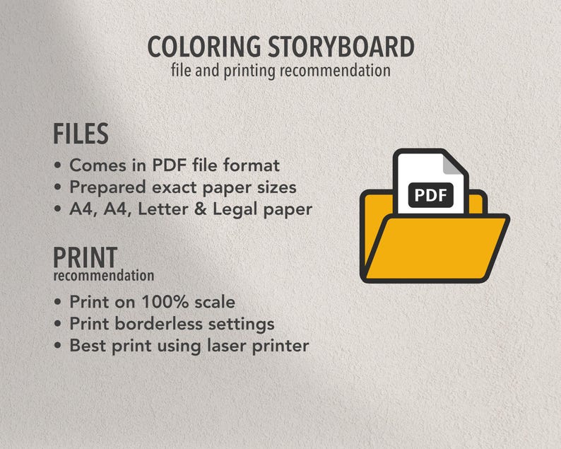 Printable Kids' Coloring Storyboard Template | 16:9 Frames (PDF) - Etsy