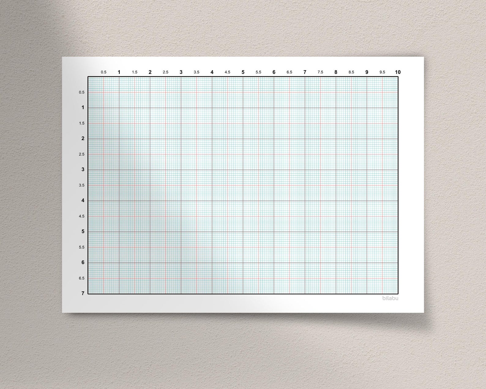 Printable Graph Paper: Technical Drawing & Cross Stitch (a4/letter/a3 ...