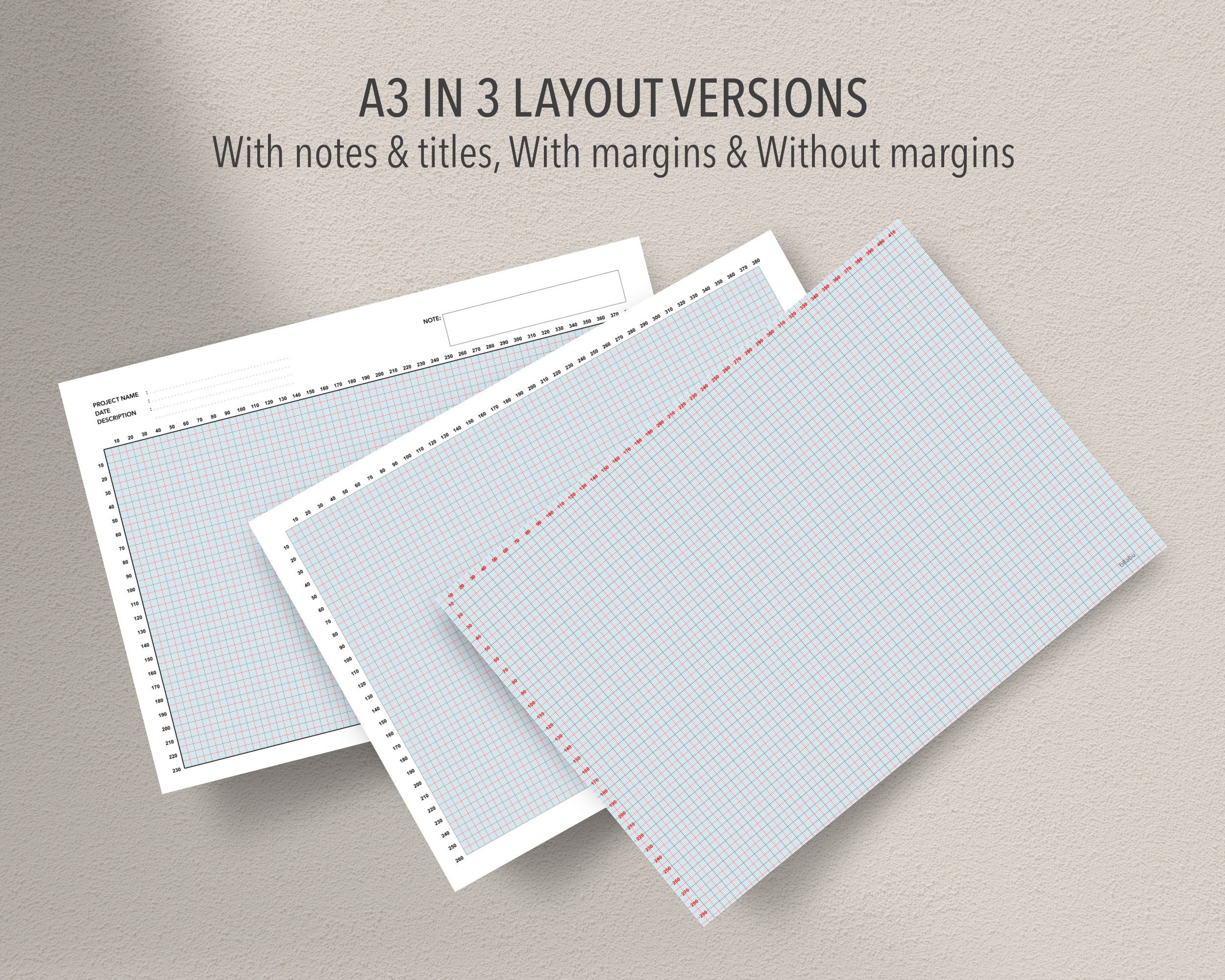 Millimeter Graph Grid Paper Printable, Precision Technical Drawing ...