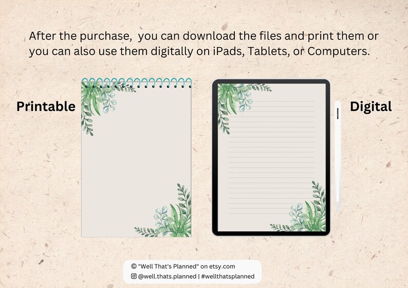 Beige Green Letter Writing Paper Printable Writing Paper, Writing ...