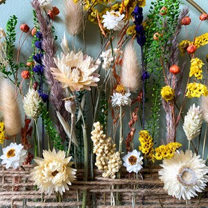 Wildflower Meadow Wall Hanging Natural Interior Decor With Diverse ...