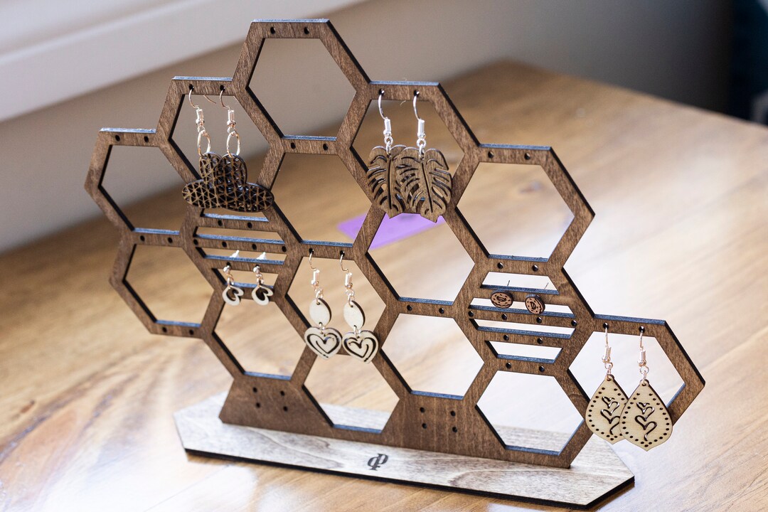 Honeycomb Earring Display - Etsy