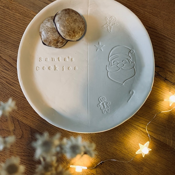 Santa Claus Plate - Etsy