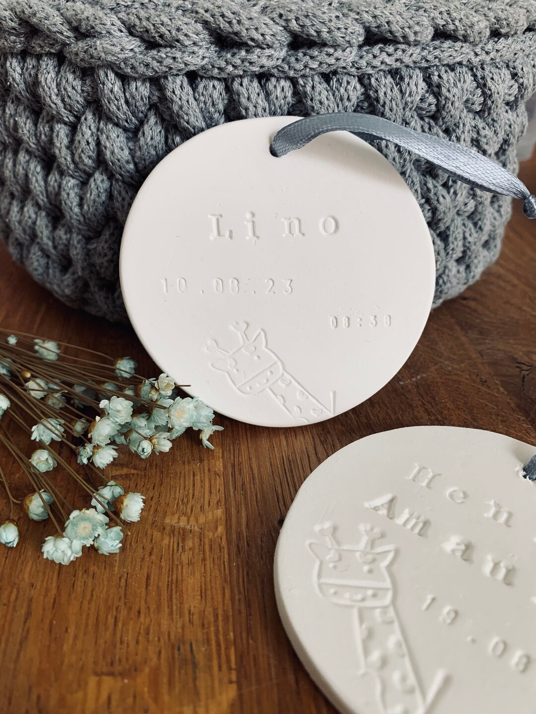Birth Sign / Name Tag With Dates of Birth / Birth Announcement - Etsy