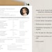 Actor Resume Template + Headshot & Cover Letter, 8x10 for Microsoft ...