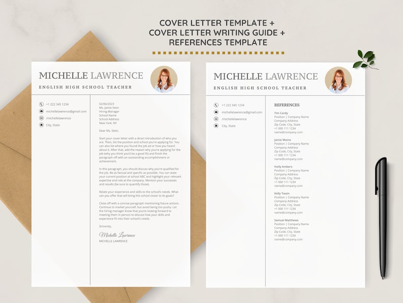 Teacher Resume Template Google Docs & Word 2025 | 1, 2, 3-page ...