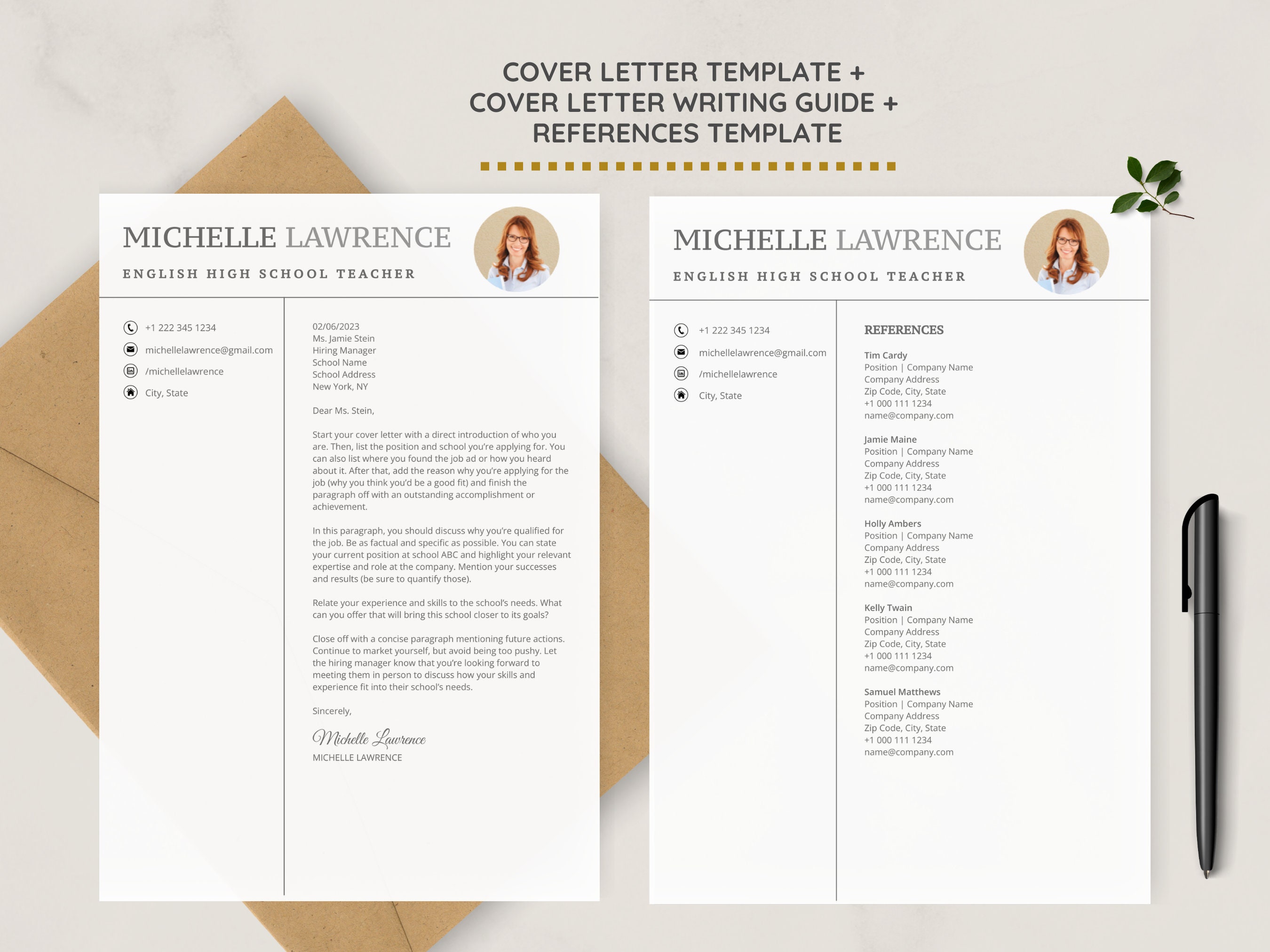 Teacher Resume Template Google Docs & Word 2025 | 1, 2, 3-page ...