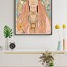 Queen of Pentacles Pastel 70's Style Wall Art, Digital Download - Etsy