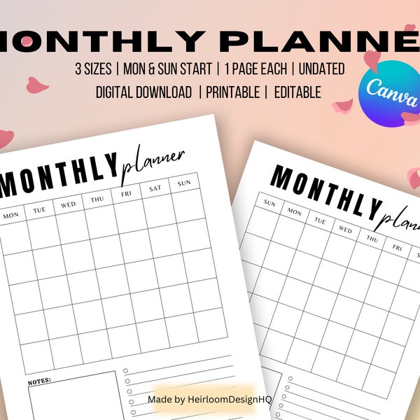 Editable Life Planner - Etsy