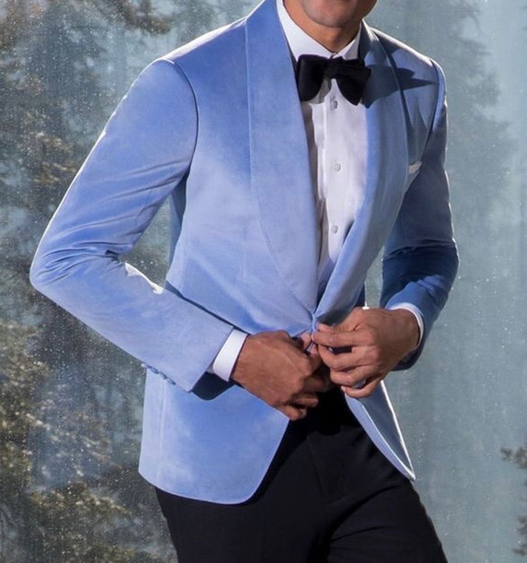 Men Sky Blue Blazer Men Wedding Jacket Men Tuxedo Jacket Sky - Etsy