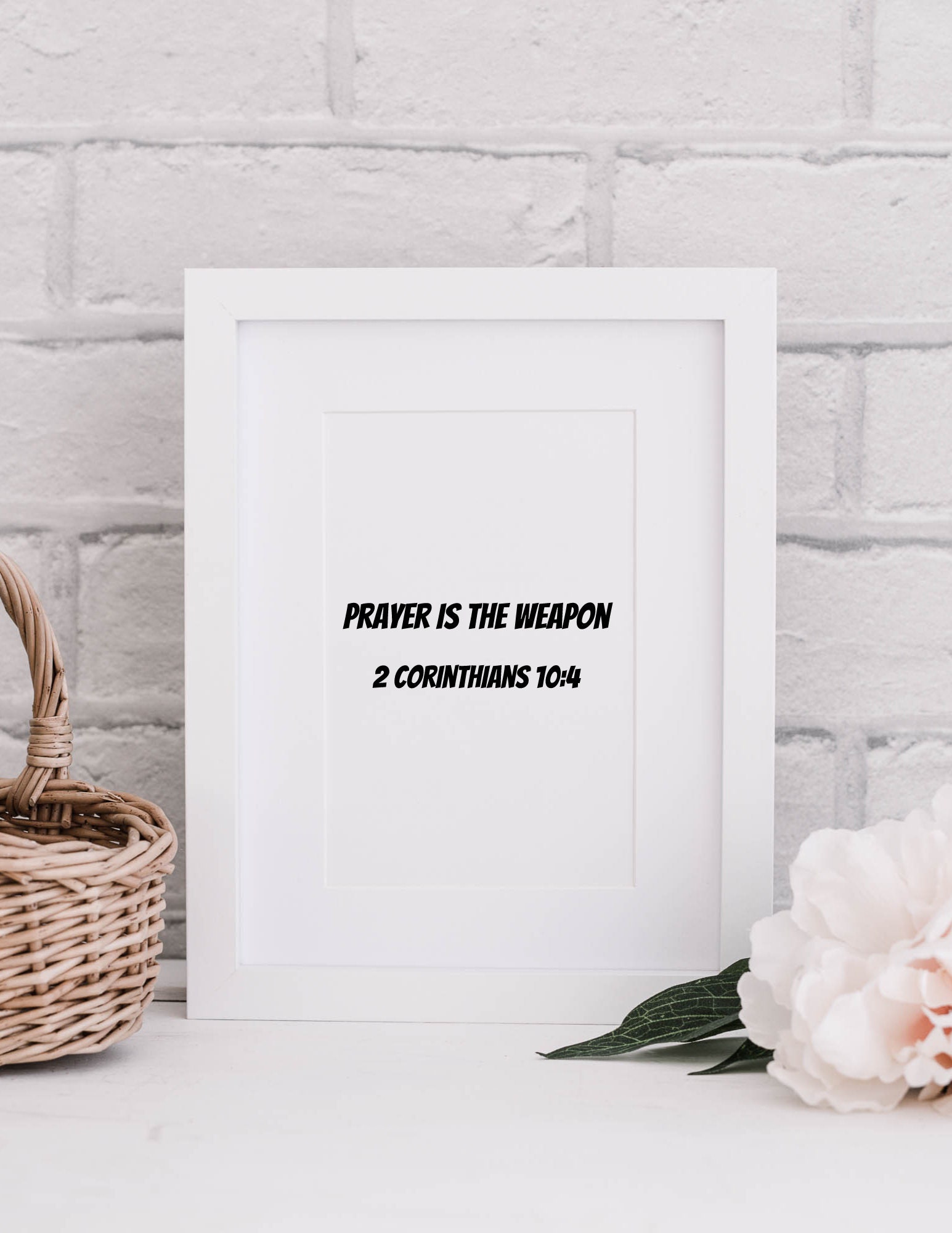 Prayer is the Weapon Christian, Religious, Scripture - Etsy