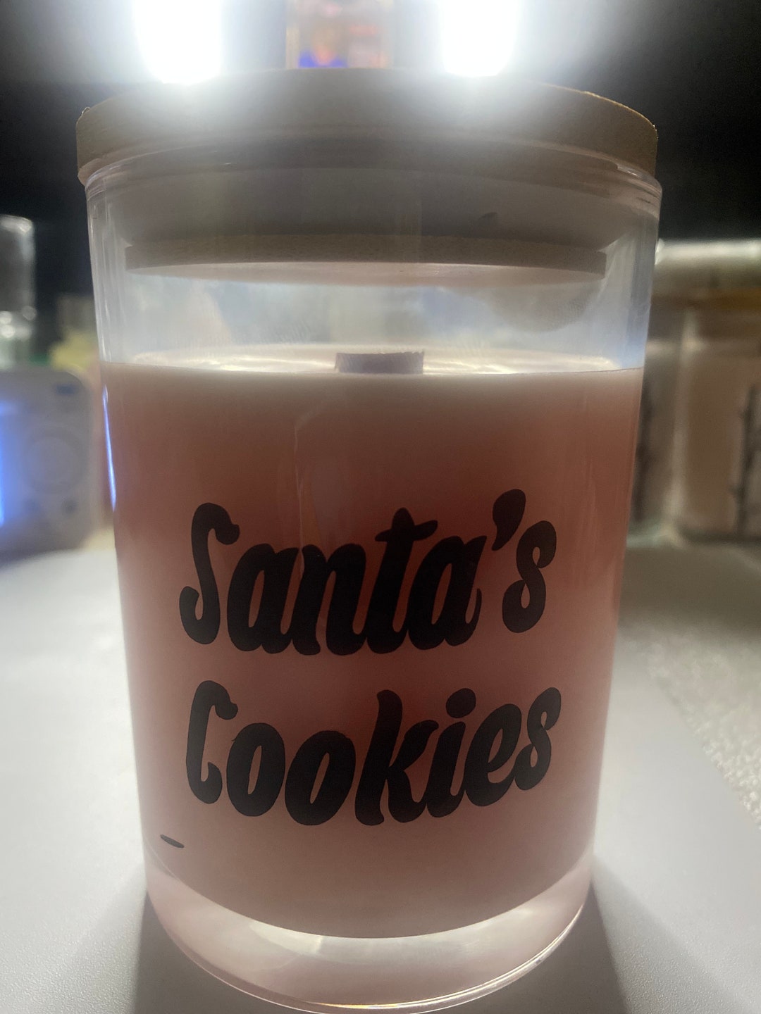 Santas Cookies Candle - Etsy