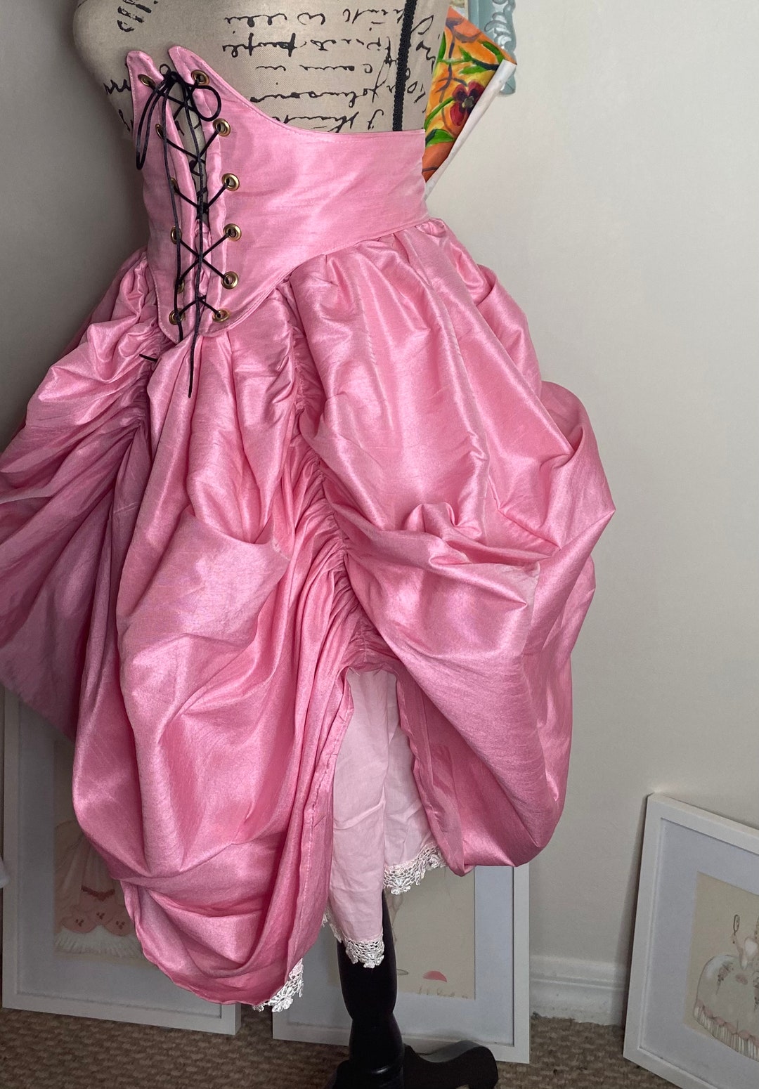 Rococo Skirt With Petticoat Trimmed With Lace - Etsy Canada