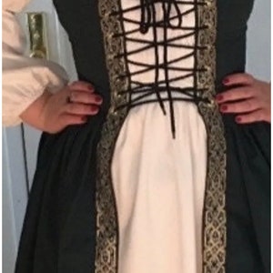 Melissa Corset Dress Full Length /wench Wear/rennisance Outerdress - Etsy