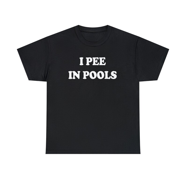 I Pee in Pools Cursed T-shirt Y2k Tee Cursed T-shirt Twitter - Etsy
