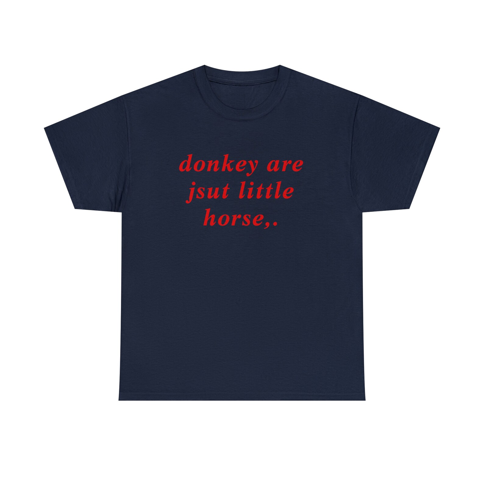 Donkey Are Jsut Little Horse Cursed T-shirt Y2k Tee Cursed T-shirt ...