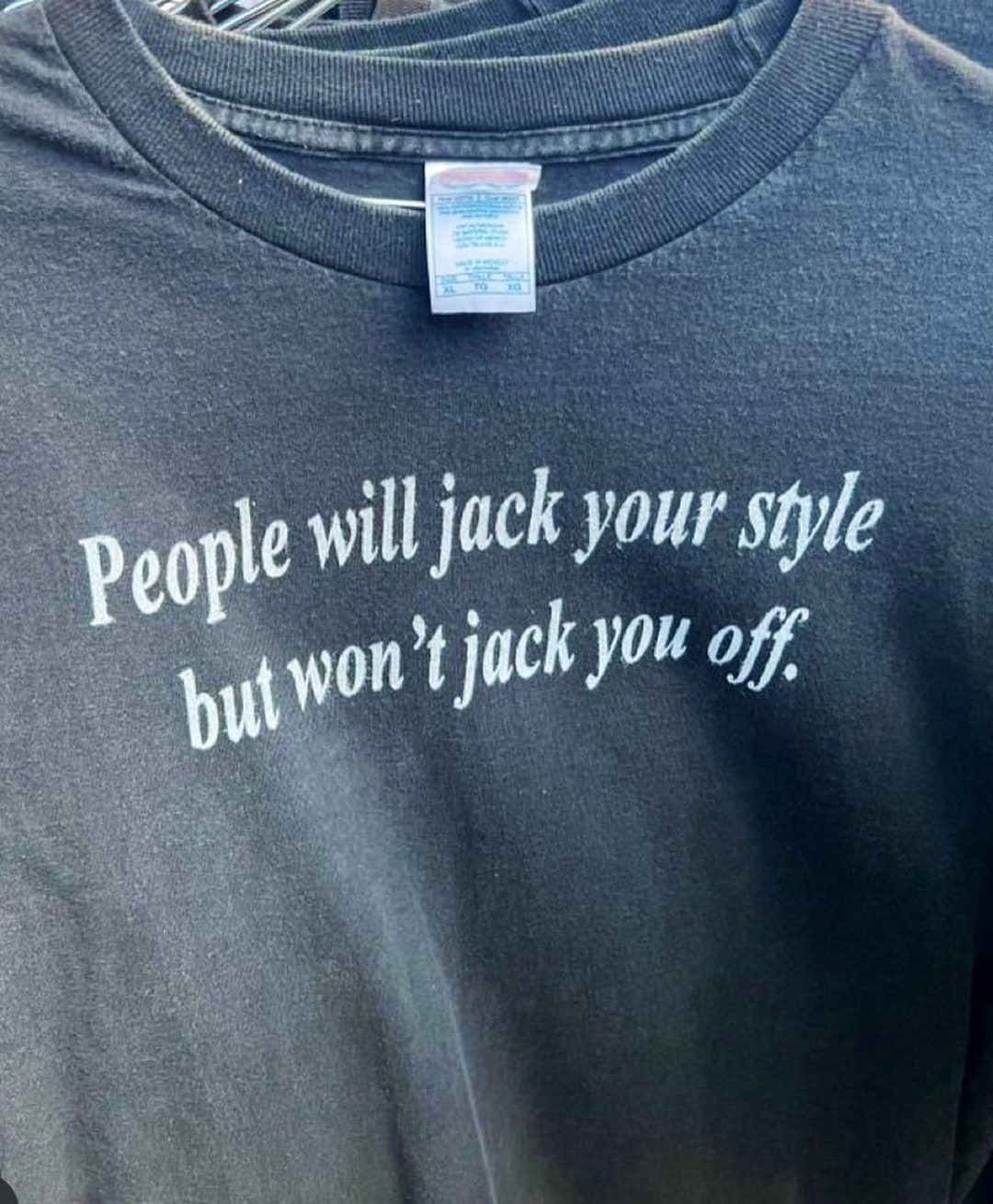 People Will Jack Your Style but Wont Jack You off Cursed T-shirt Y2k ...