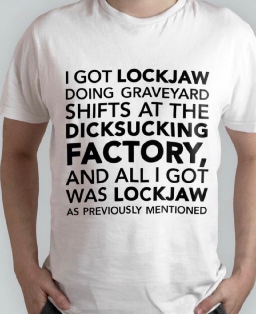 I Got Lockjaw Factory Cursed T-shirt Y2k Tee Cursed T-shirt Twitter ...