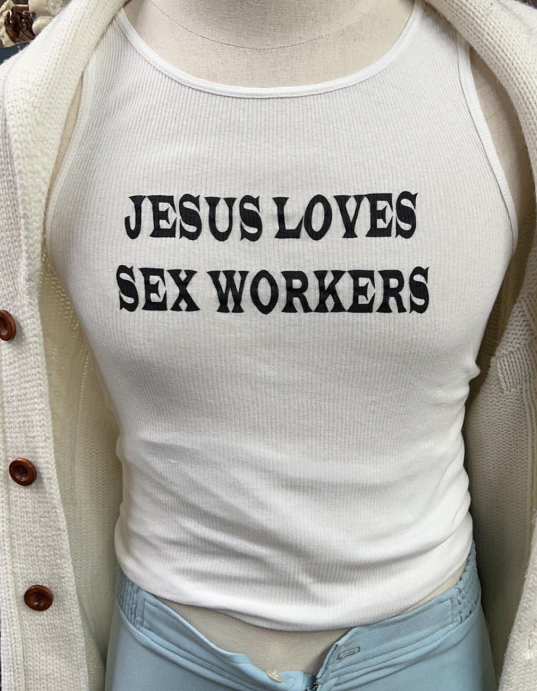 Jesus Loves Sex Worrkersy2k Cursed T Shirt Twitter Meme Paris Etsy
