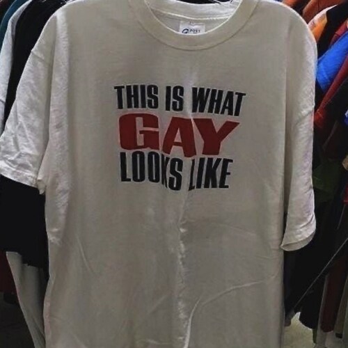This Is What Gay Looks Like Y2k Tee Cursed T Shirt Twitter Etsy