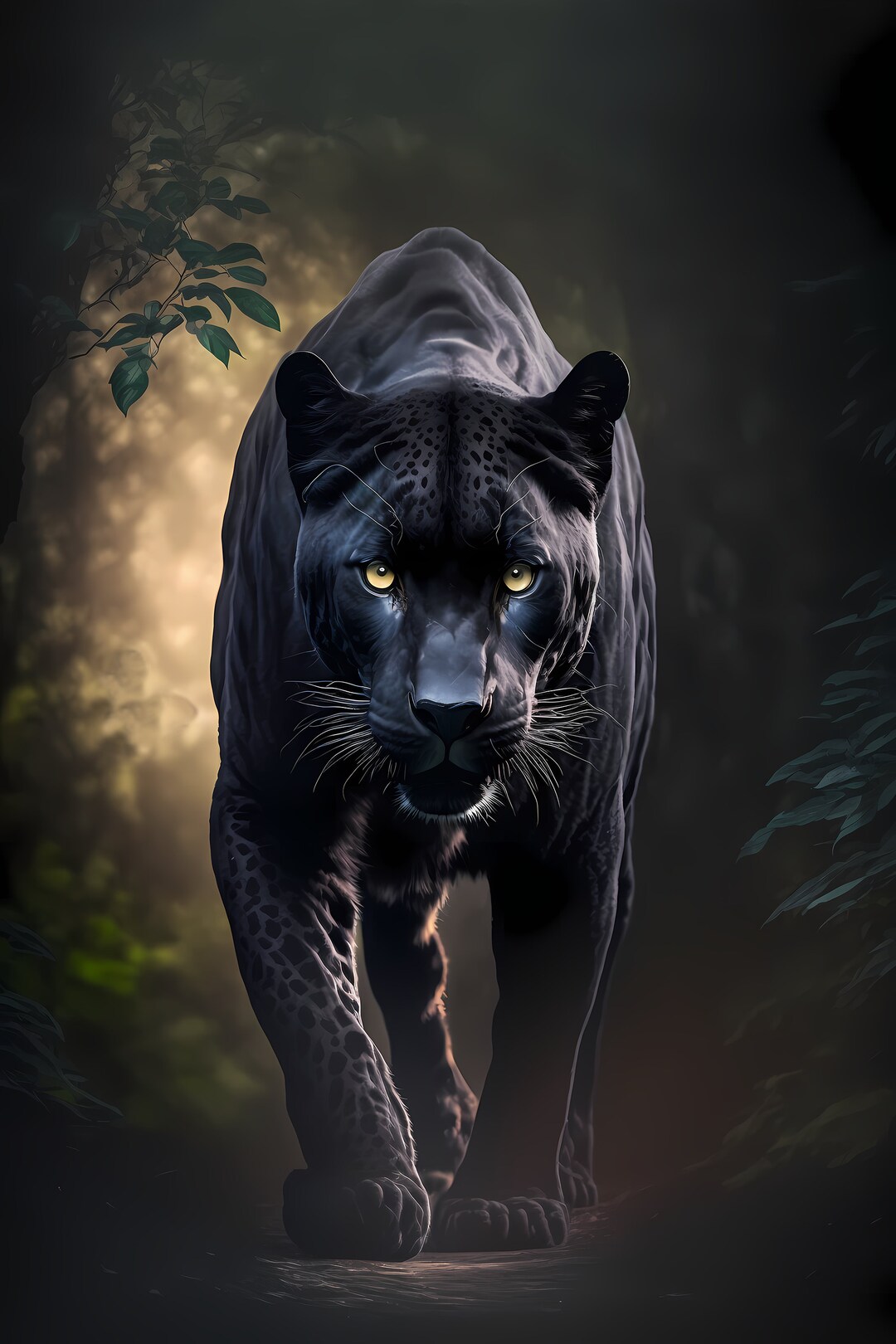 Panther Digital Download Animal Decor Wall Art Panther Print Animal ...