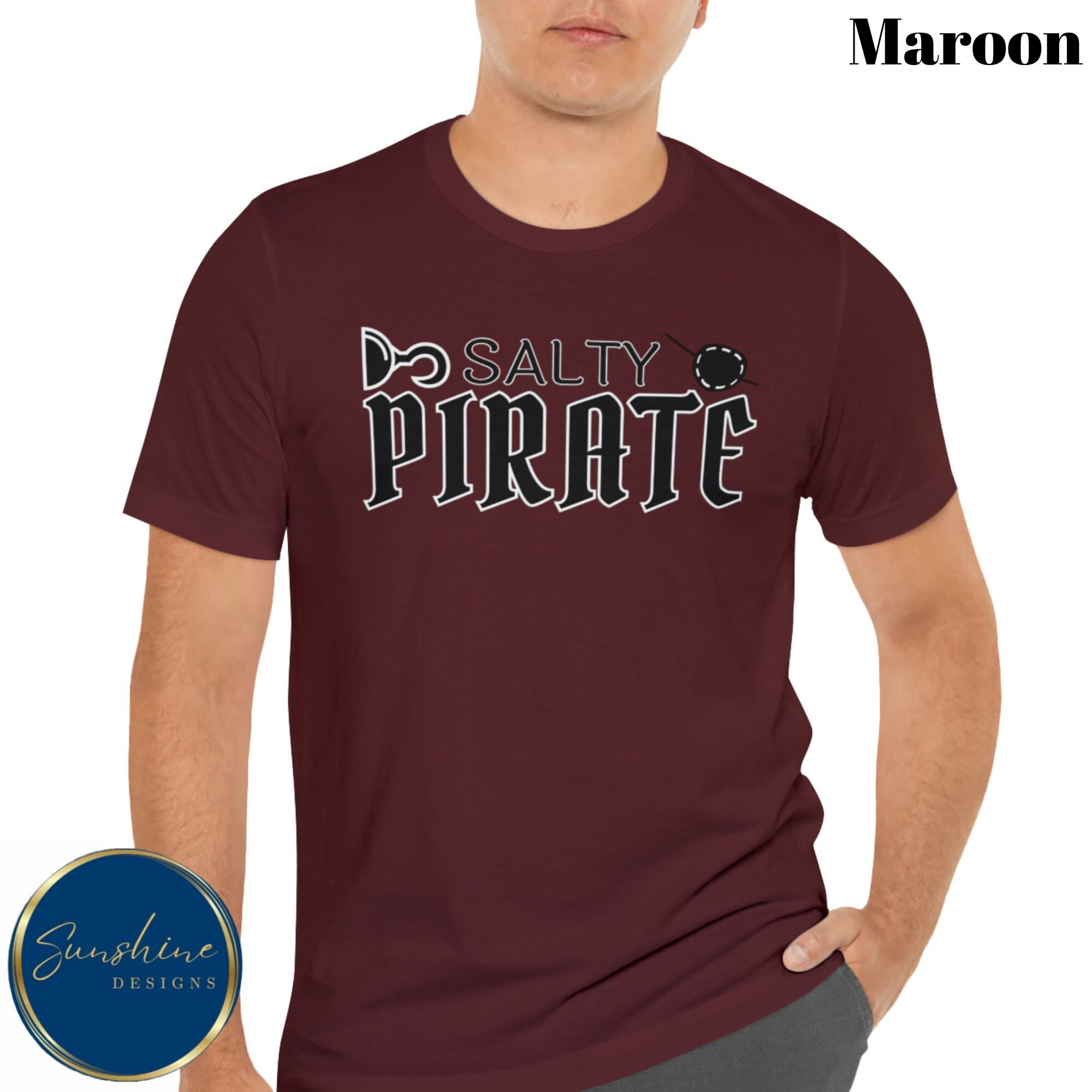 Salty Pirate Shirt, Pirate Team Mascot Tshirt, Pirate School Tee ...