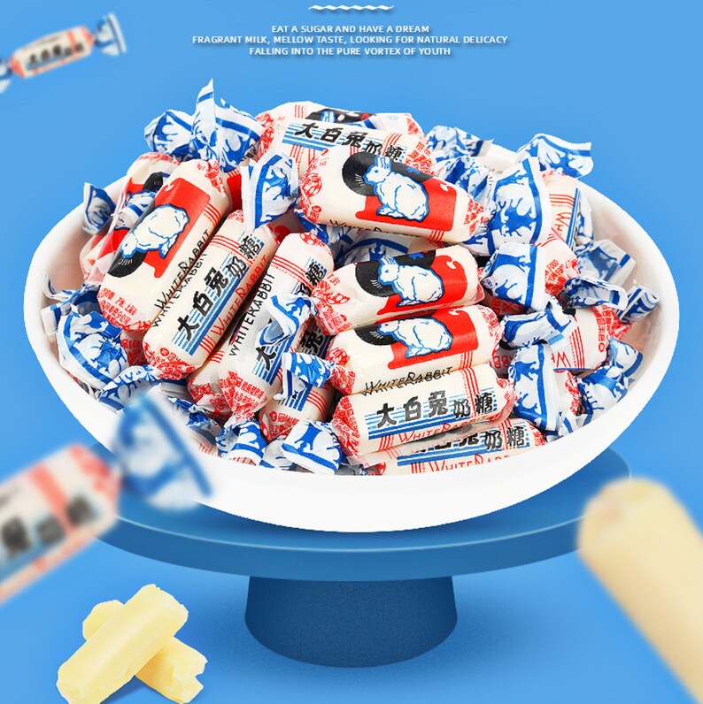Large White Rabbit Milk Candy 500g / Valentine's Day Candy / Small ...