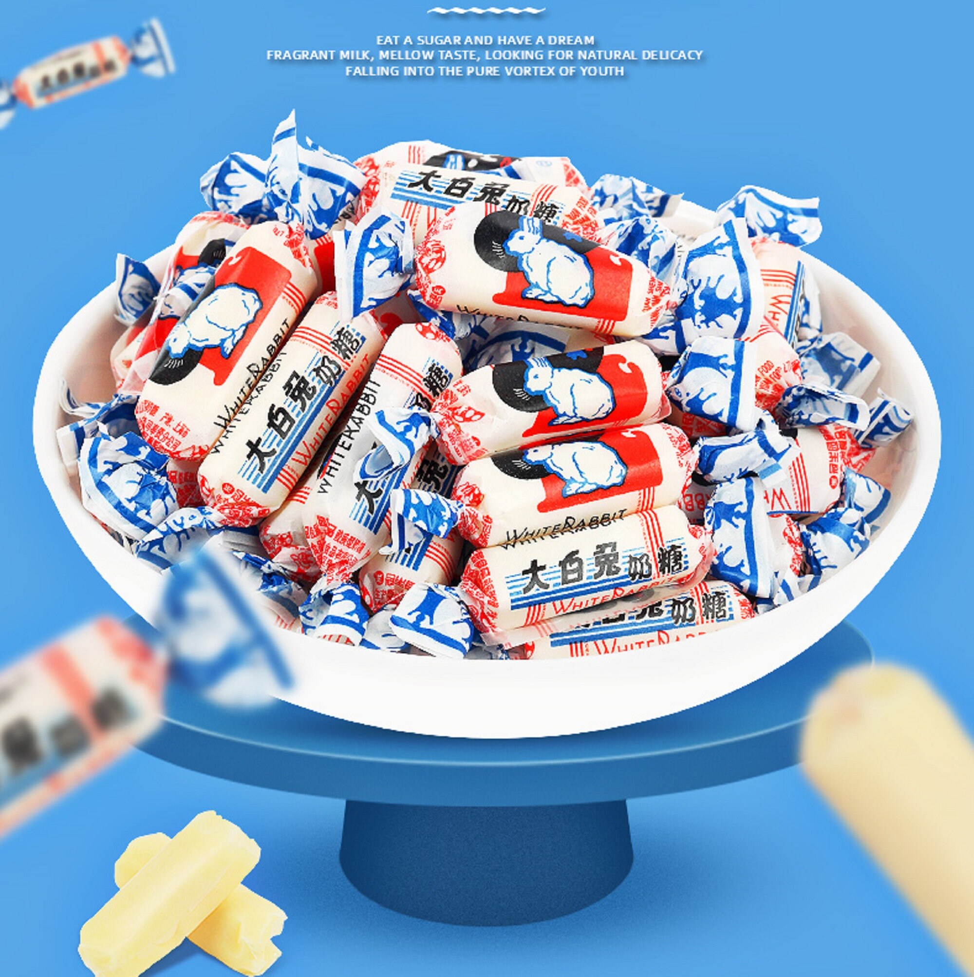 Large White Rabbit Milk Candy 500g / Valentine's Day Candy - Etsy Canada