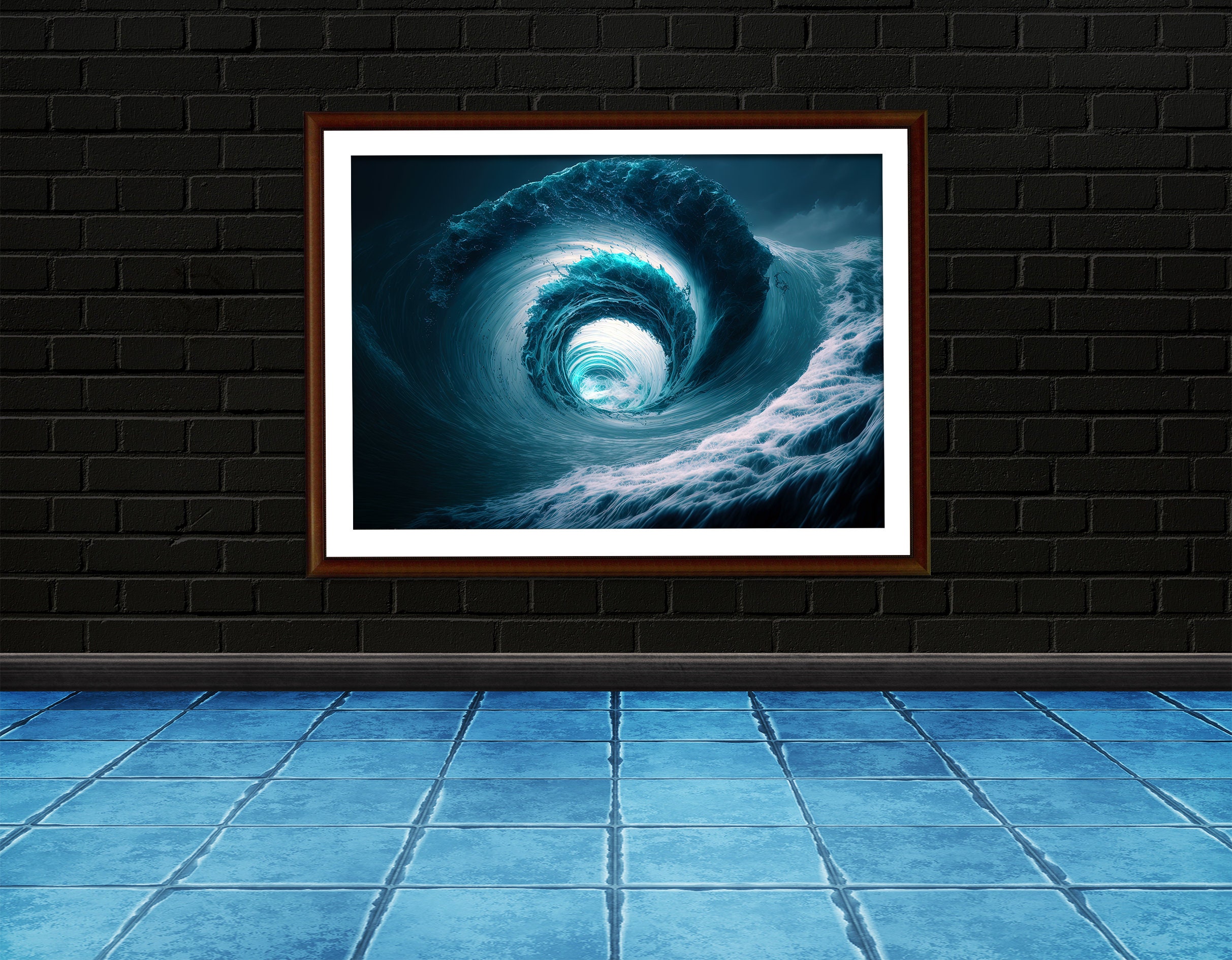 Massive Whirlpool Wave, Downloadable Printable File - Etsy