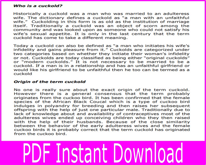 Cuckold Roleplay Bundle, Cuckold Help, Hotwife Task, Cuckold Task ...