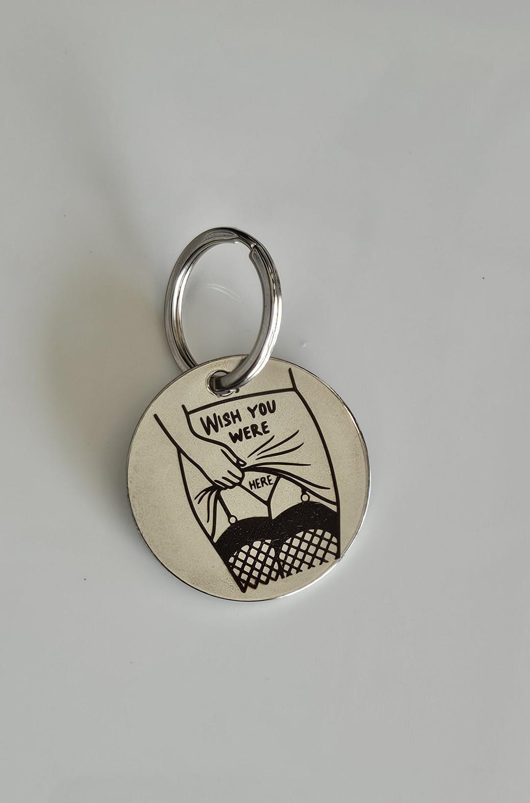 Wish You Were Here Keychain, Adult Keychain , Novelty Keychain, Adult ...