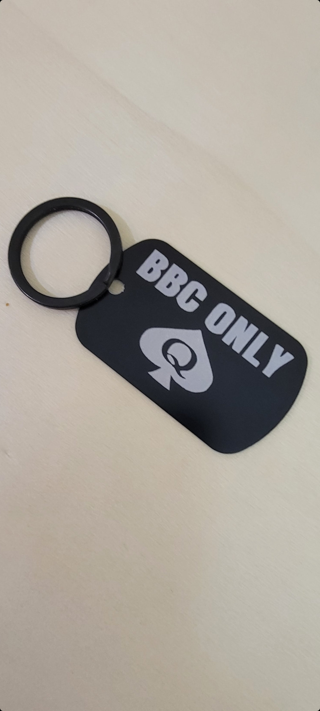 Bbc Only Keychain, BBC Only Collar Tag - Etsy
