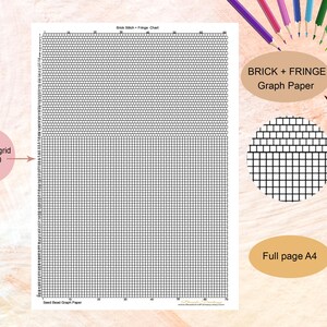 Brick Stitch With Fringe Printable Graph Paper Template for Bead ...