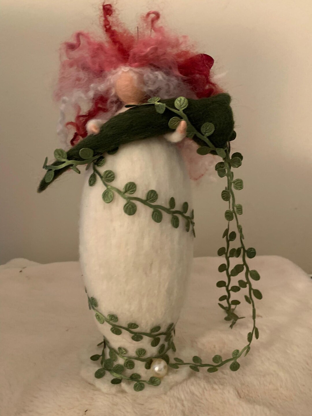 Christmas Tree Topper Angel With Cornucopia, Handmade, Waldorf, Unique ...