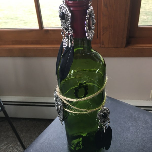 Upcycled Wine Bottle - Etsy