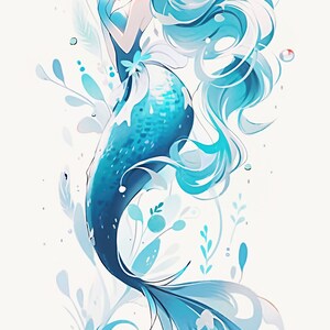 Mermaid Phone Wallpaper Digital Download High Resolution iPhone ...