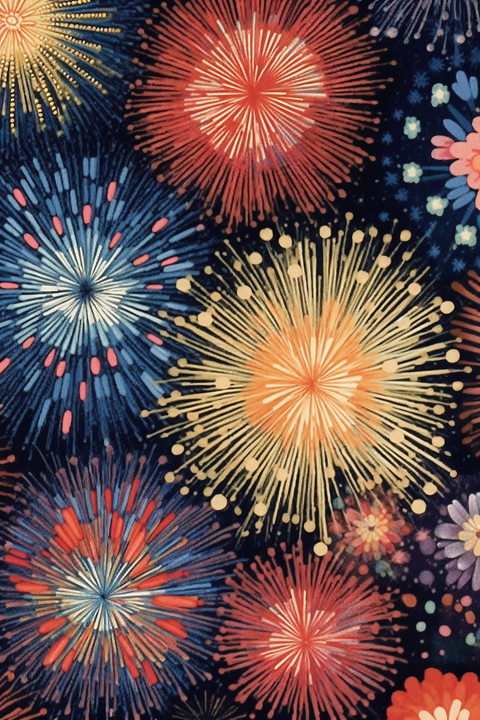 Fireworks Digital Wall Art Printable - Vacation - Landmarks - New York ...