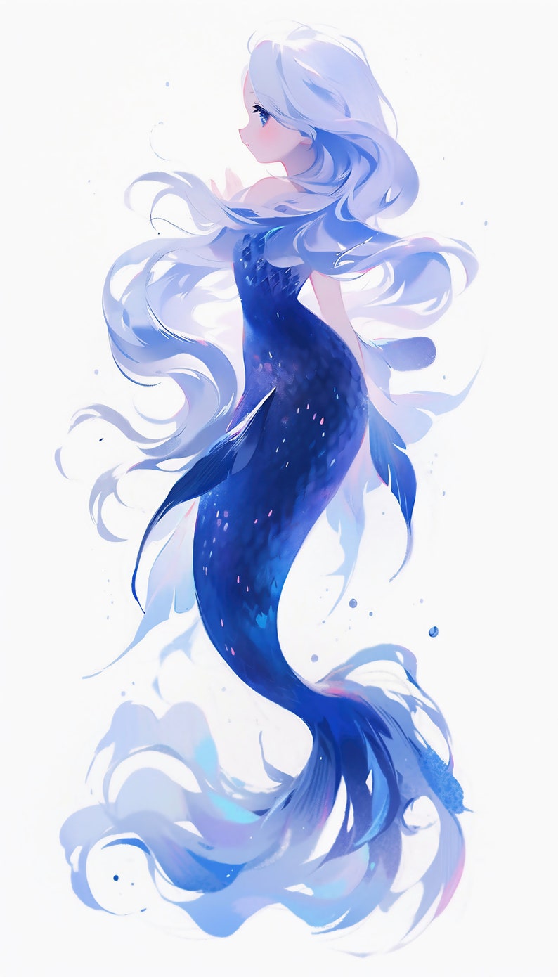 Mermaid Phone Wallpaper Digital Download High Resolution iPhone ...