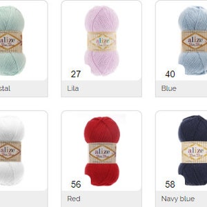 Alize Baby Best Yarn, Cotton Yarn, Yarn for Crocheting Knitting - Etsy
