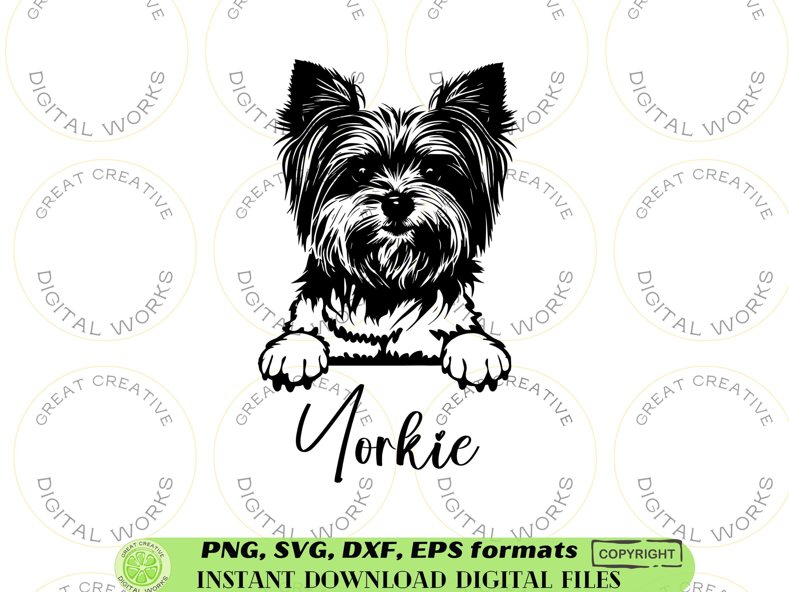 Yorkie Svg,peeking Yorkie Svg, Peeking Yorkshire Terrier, Yorkshire Svg ...