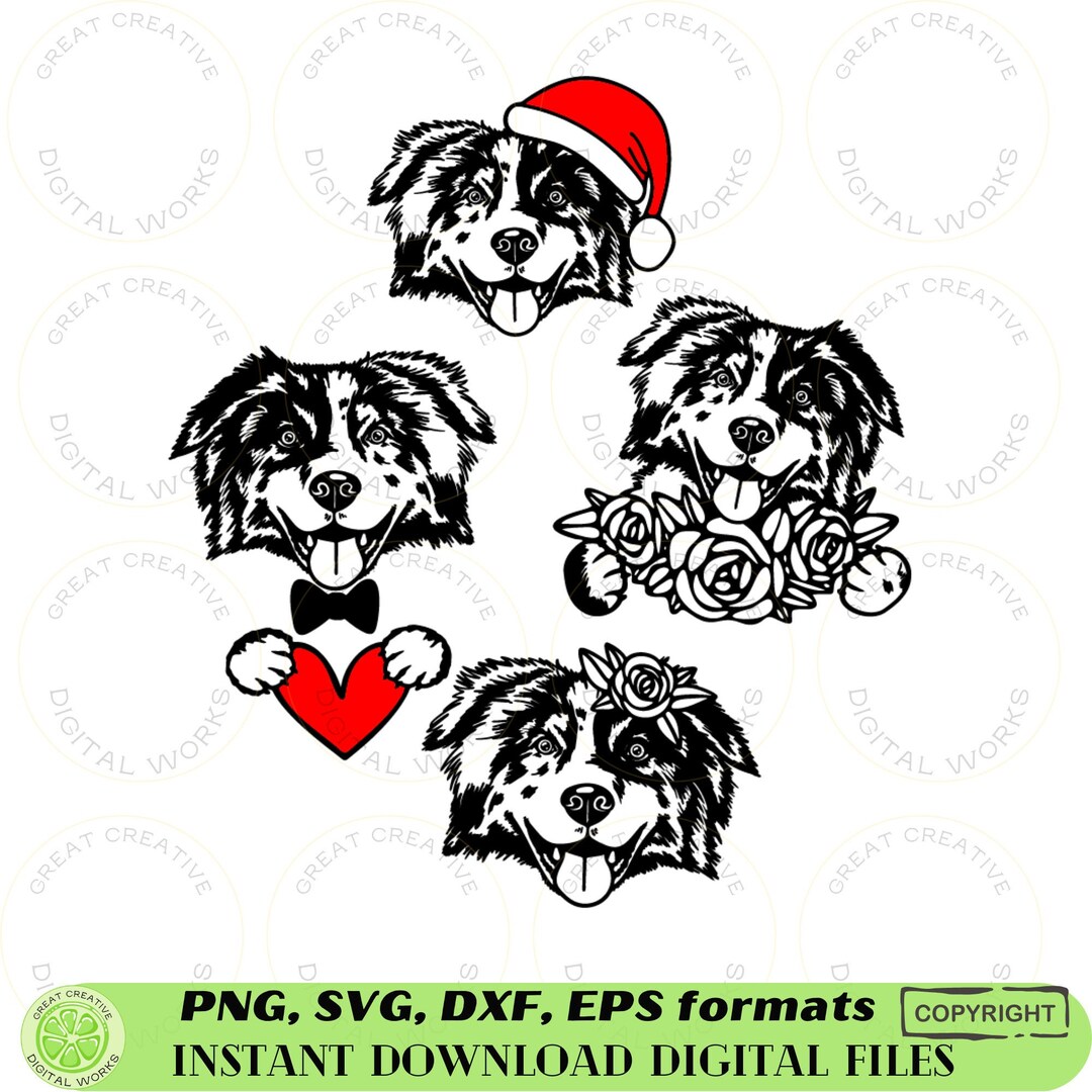 Australian Shepherds Svg Aussie Svg Shepherd Svg Dog Breed - Etsy Australia