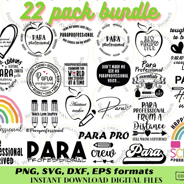 Paraprofessional Svg - Etsy