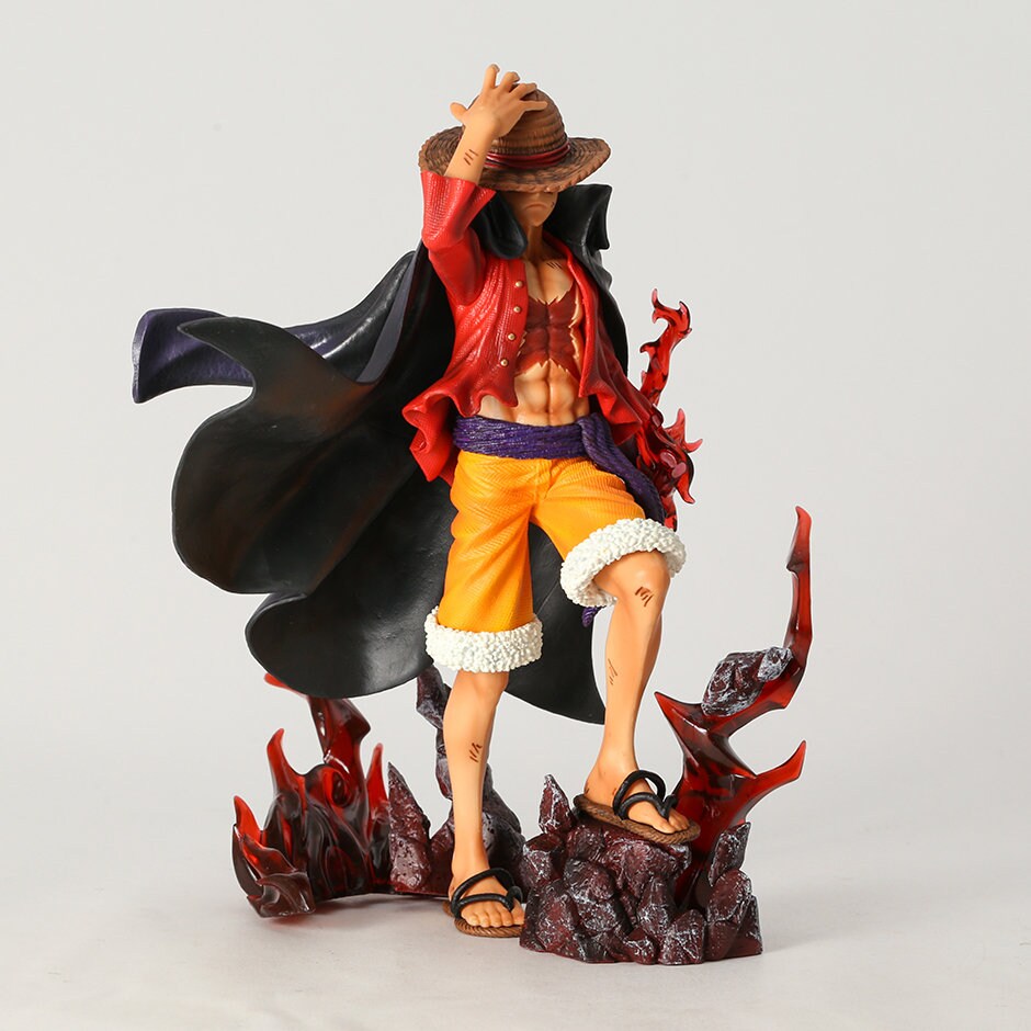 Straw Hat Monkey D. Luffy 5th Emperor of the Sea PVC Toy Action Figure ...