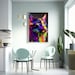Cat Wall Art Print Cute Cat Poster Colorful Downloadable Artwork ...