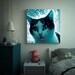 Realistic Cat Art Print Gifts for Cat Lovers Downloadable Artwork Décor ...