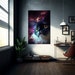 Cat Wall Art Print Cute Cat Poster Downloadable Artwork Abstract ...
