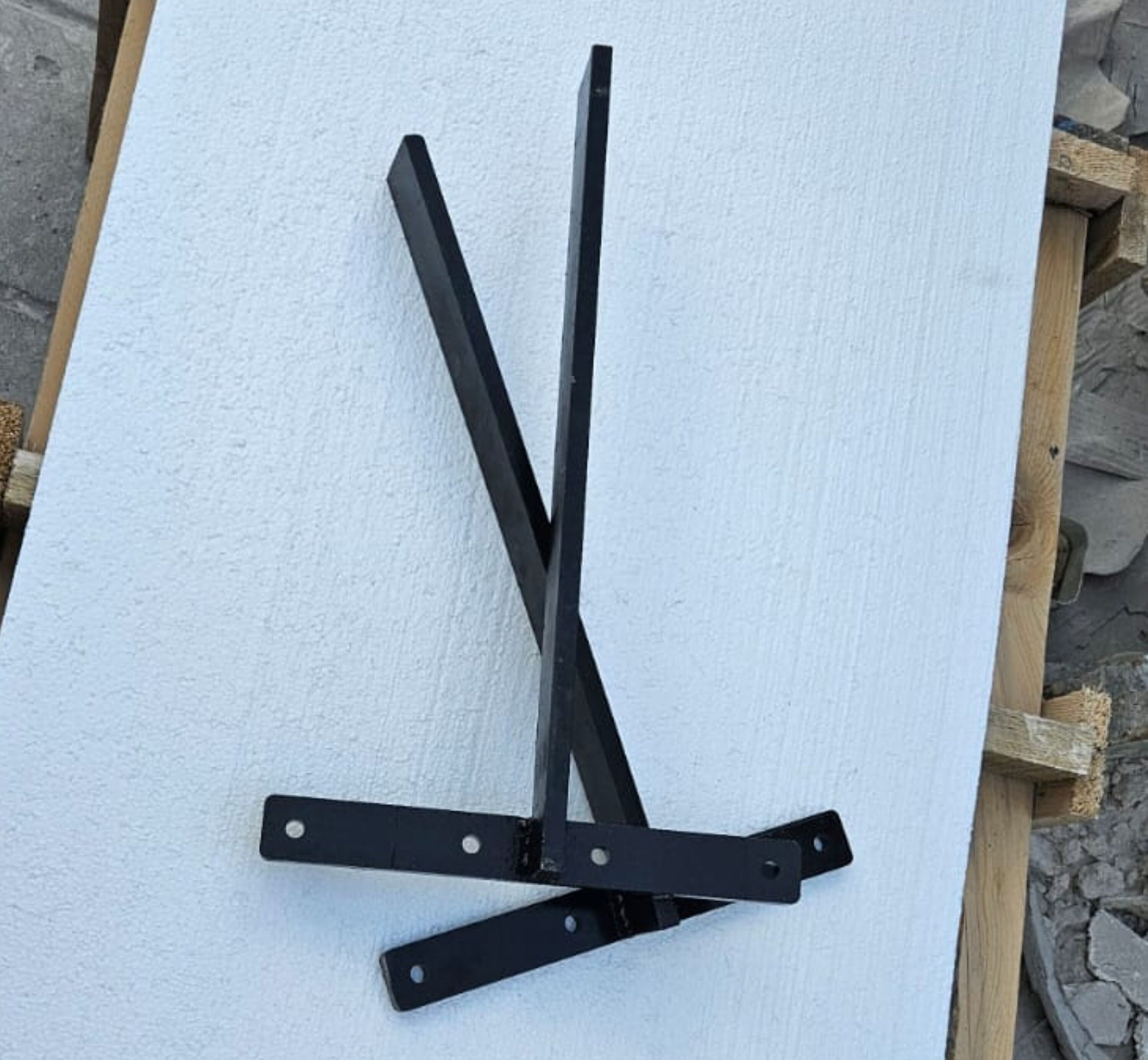 Iron Wall Mounting Brackets: Marble Sink Hardware - Etsy