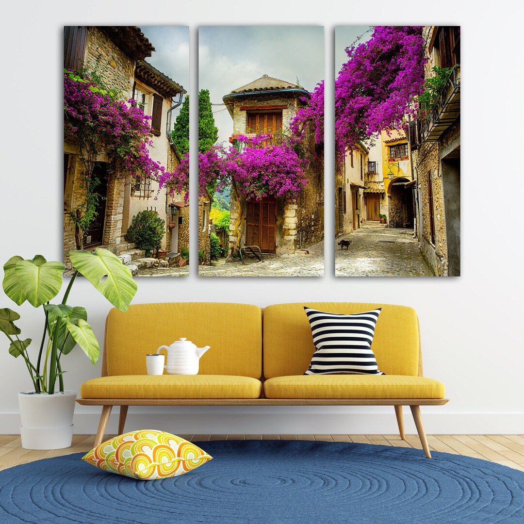 Old Town in Provence France Wall Art Provence France Wall - Etsy